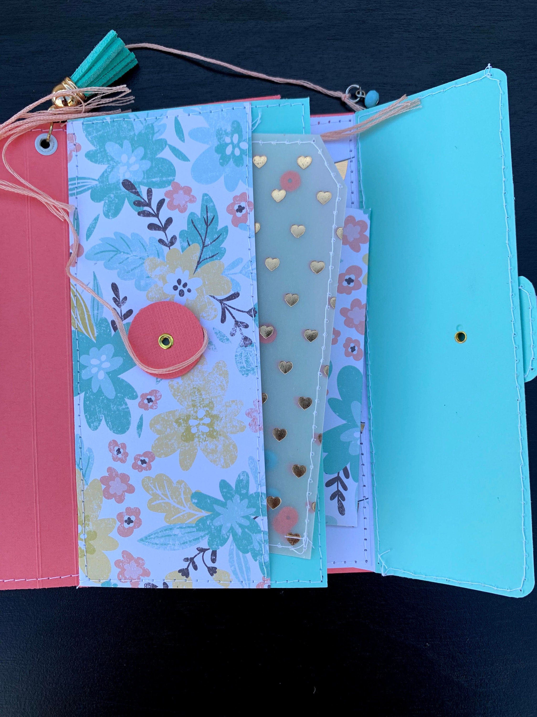 Wallet Style Picture Booklet Mini Book With Pockets and Tags - Etsy UK