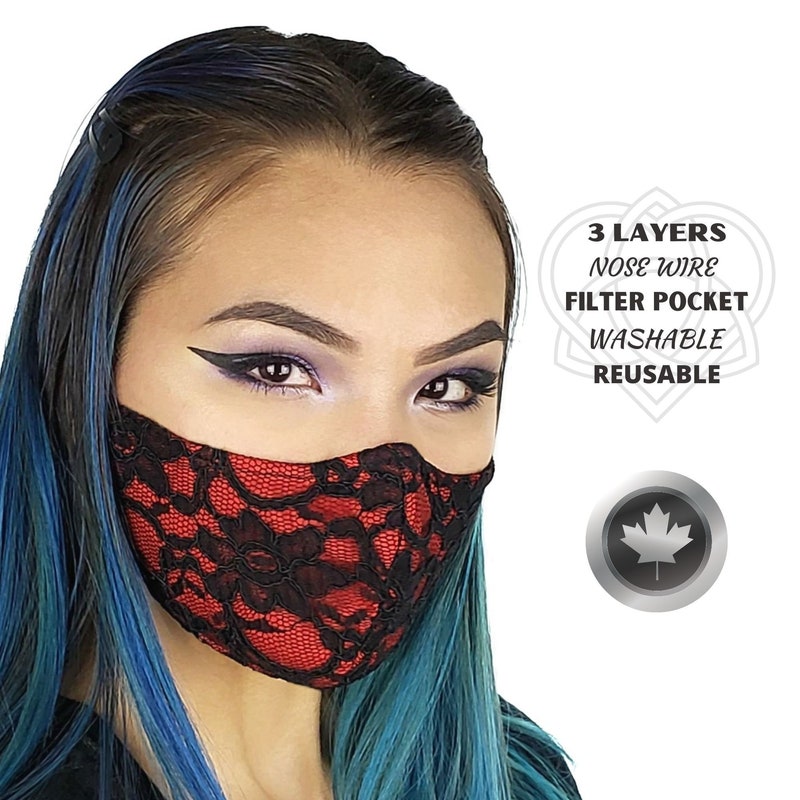 Fancy Face Mask - Etsy