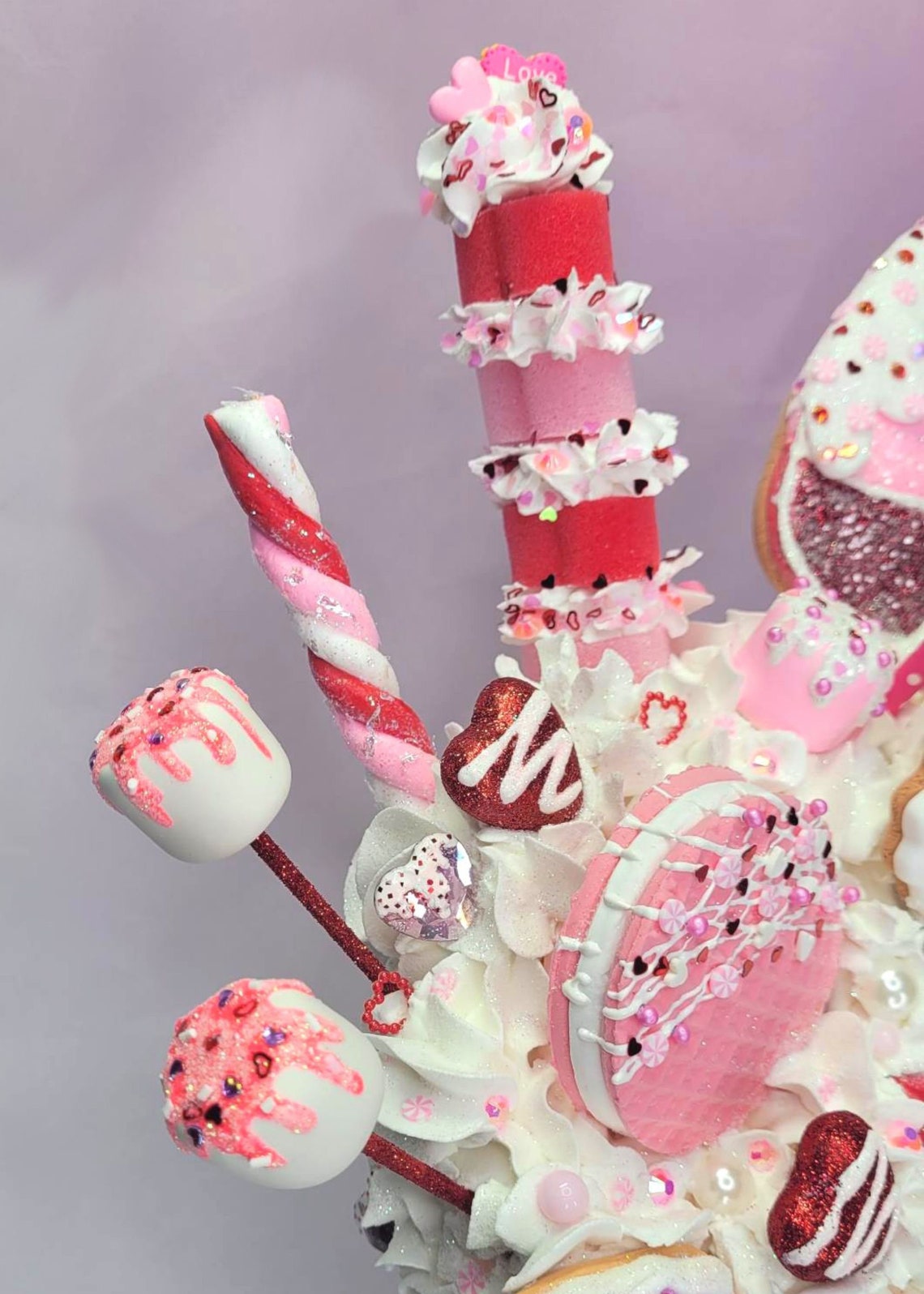 Fake Extreme Milkshake: Valentine's Day Centerpiece, Food Prop - Etsy