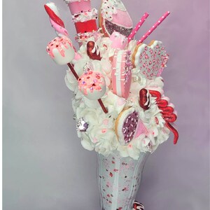 Fake Extreme Milkshake: Valentine's Day Centerpiece, Food Prop - Etsy