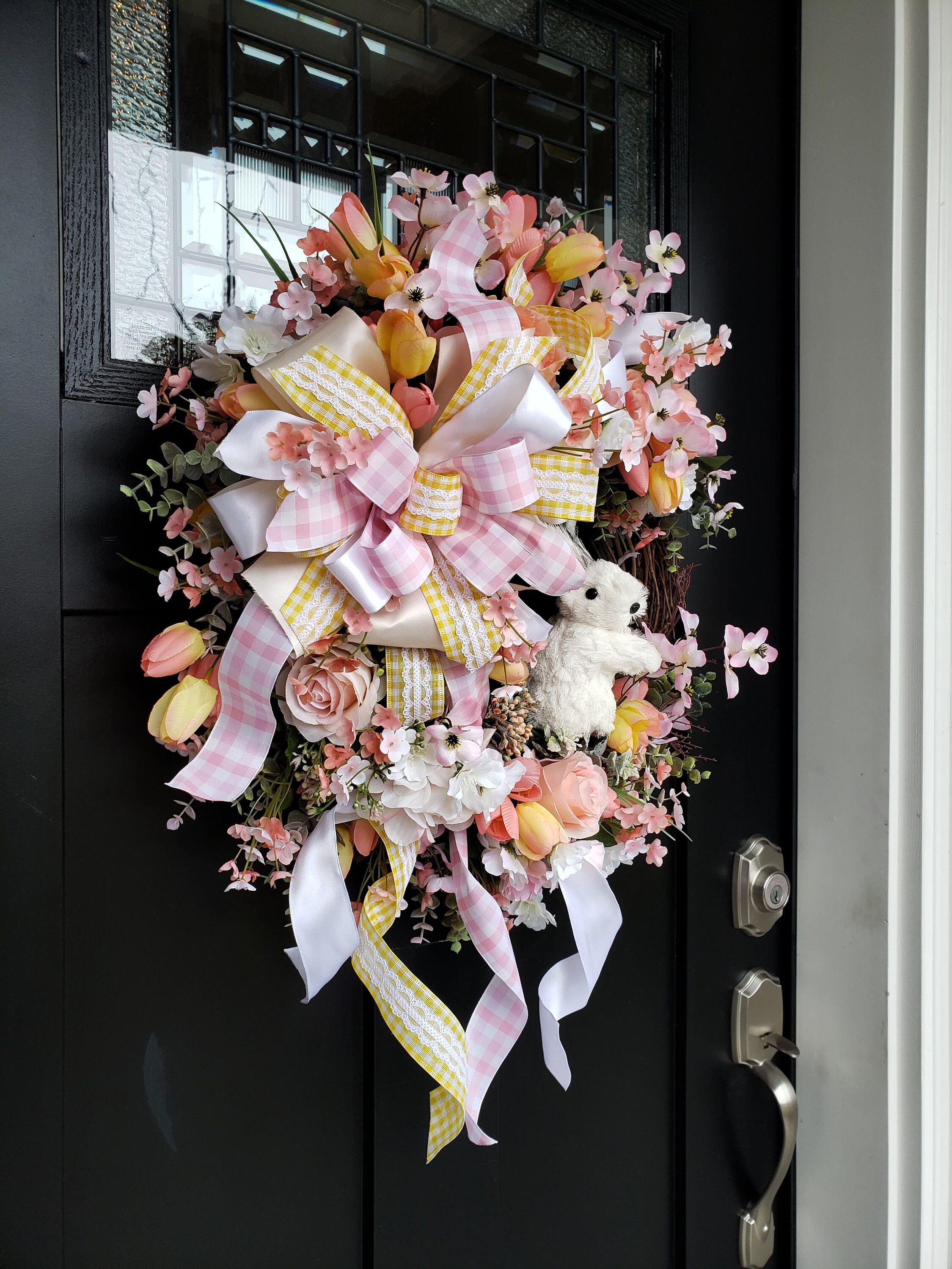 Easter Wreath Easter Decor Spring Wreath Spring Door Decor - Etsy Canada