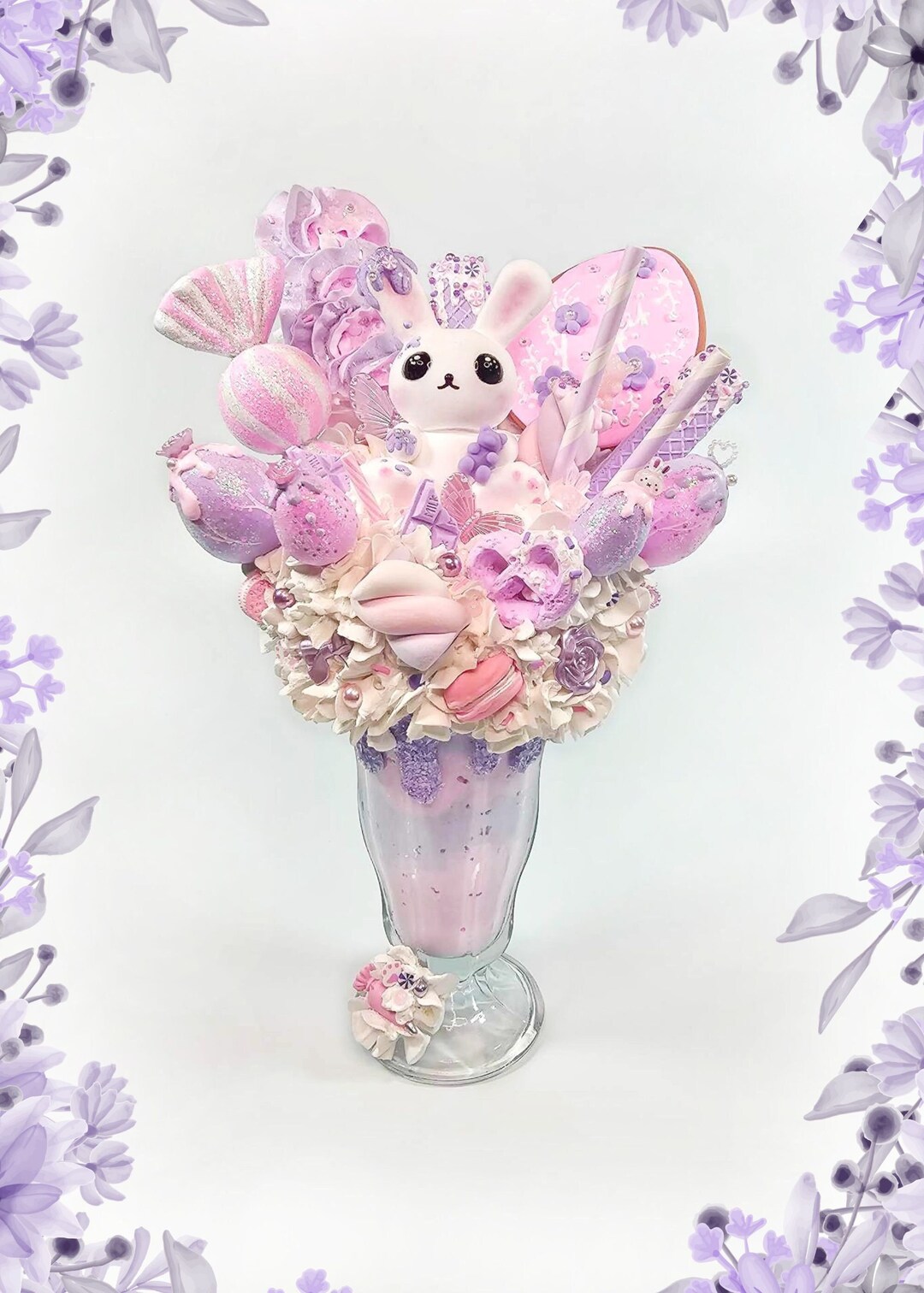 Faux Easter Milkshake, Easter Shake Decor, Food Props, Fake Ice Cream ...