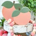 Wood Peach, Rustic Peach, Peach Decor, Peach Theme, Peach Tiered Tray ...