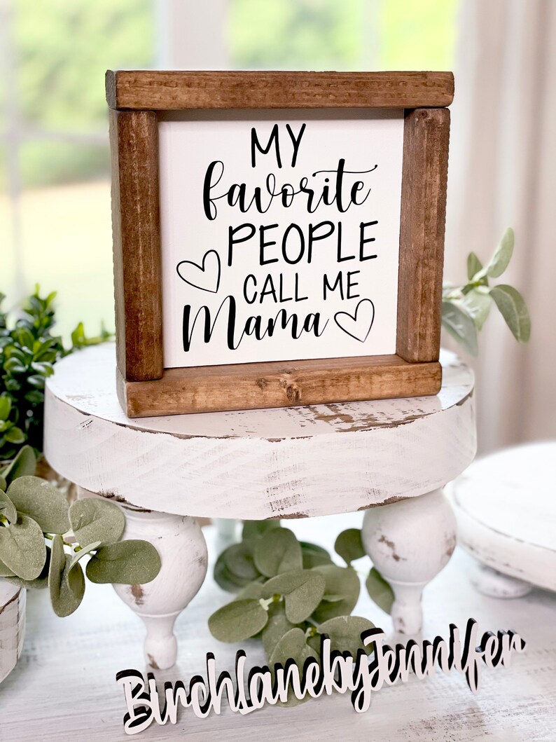 Mama Sign Mothers Day Sign Mom Signs Mothers Day Gift - Etsy