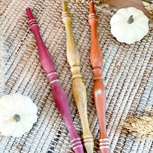 Wood Spindles, Fall Decor, Fall Display, Vintage Look Spindles, Vintage ...