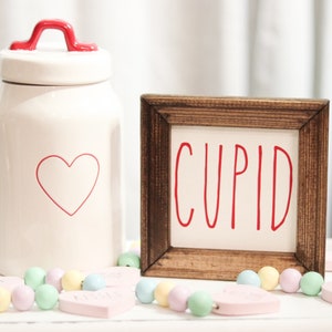 Valentine Sign Valentines Decor Cupid Sign Farmhouse - Etsy