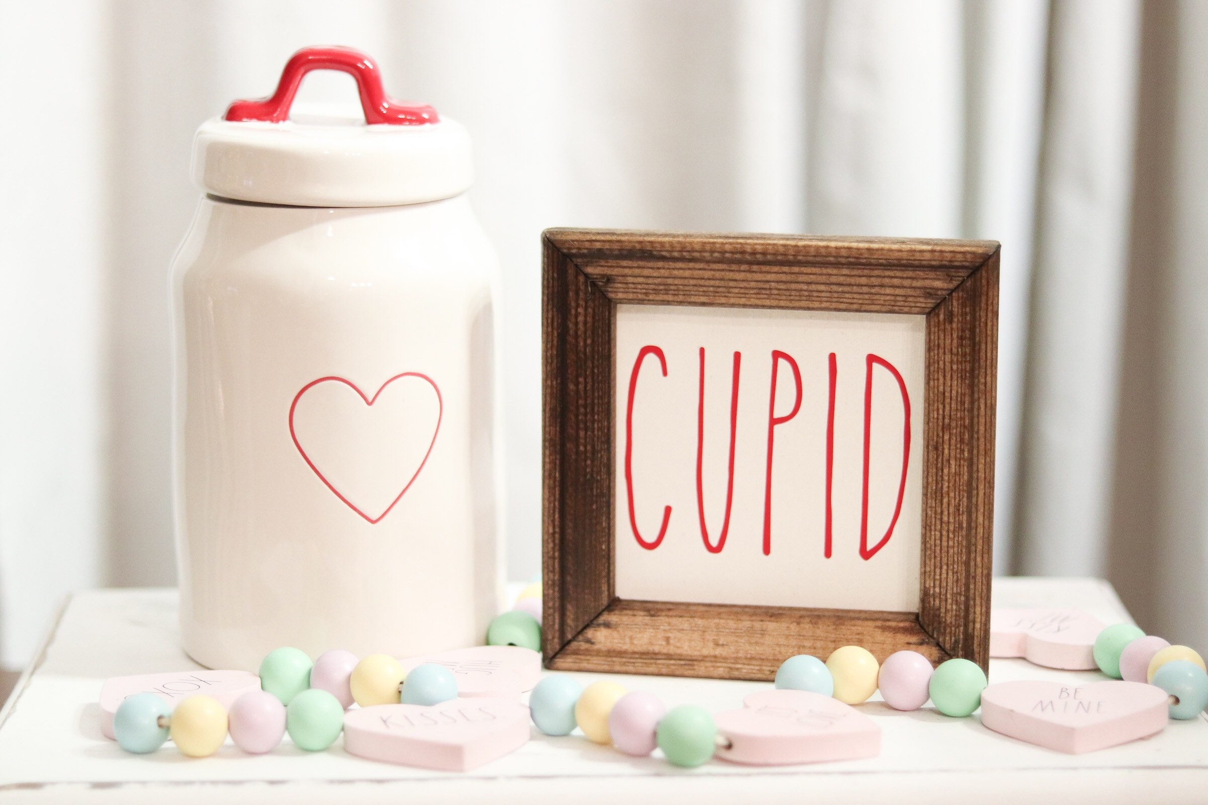 Valentine Sign Valentines Decor Cupid Sign Farmhouse - Etsy