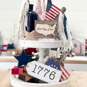 Spindle Flags, American Flag, Patriotic Decor, Vintage Spindles ...