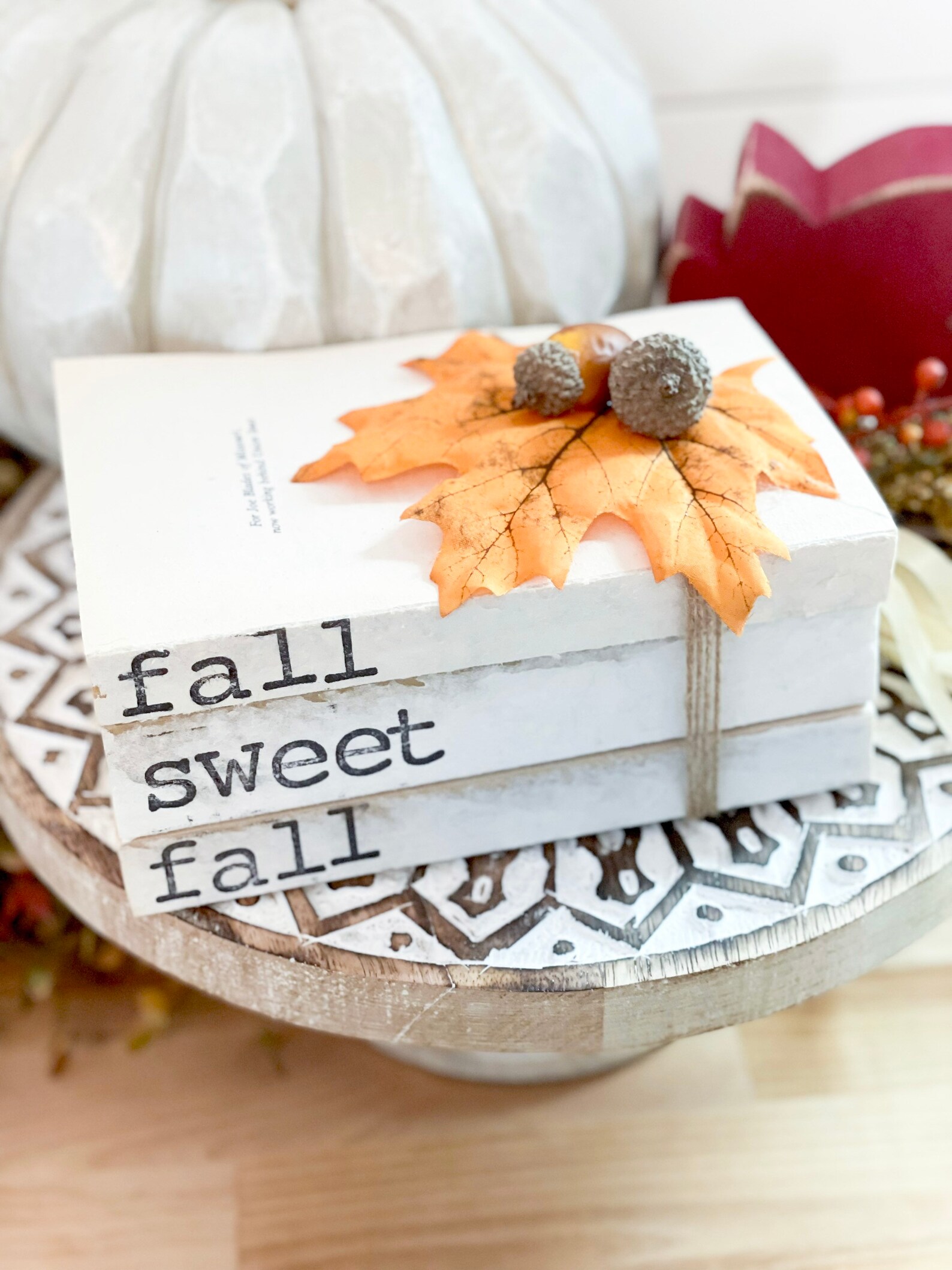 Bookstacks Fall Bookstacks Farmhouse Bookstacks Fall | Etsy