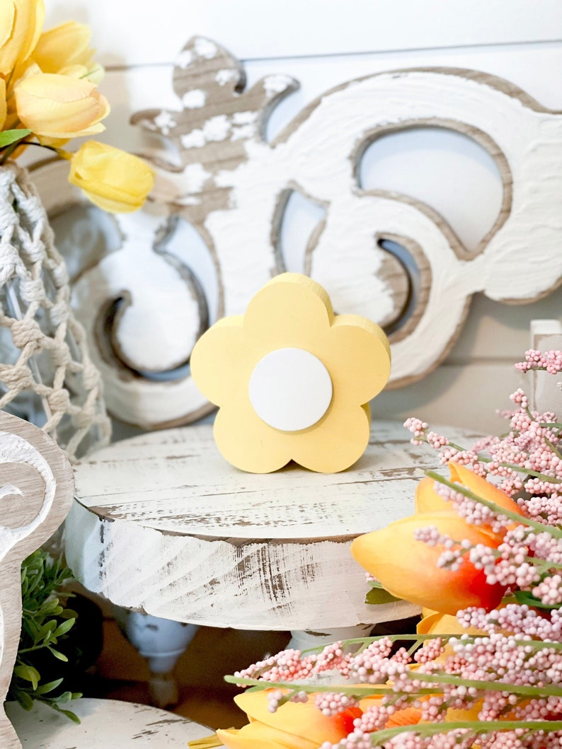 Wooden Flowers Flowers Spring Decor Spring Flowers - Etsy