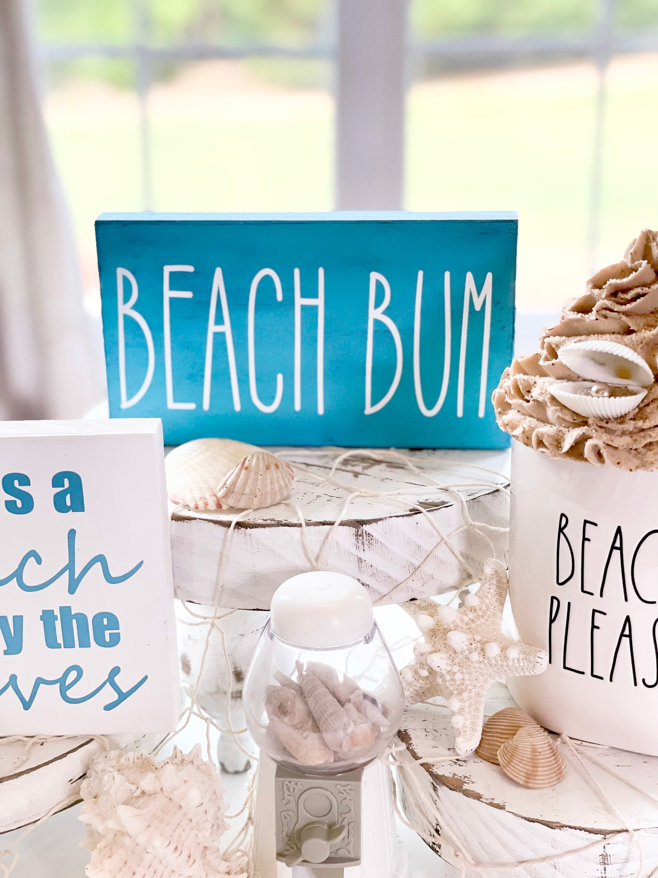 Beach sign beach decor summer decor beach theme Farmhouse | Etsy