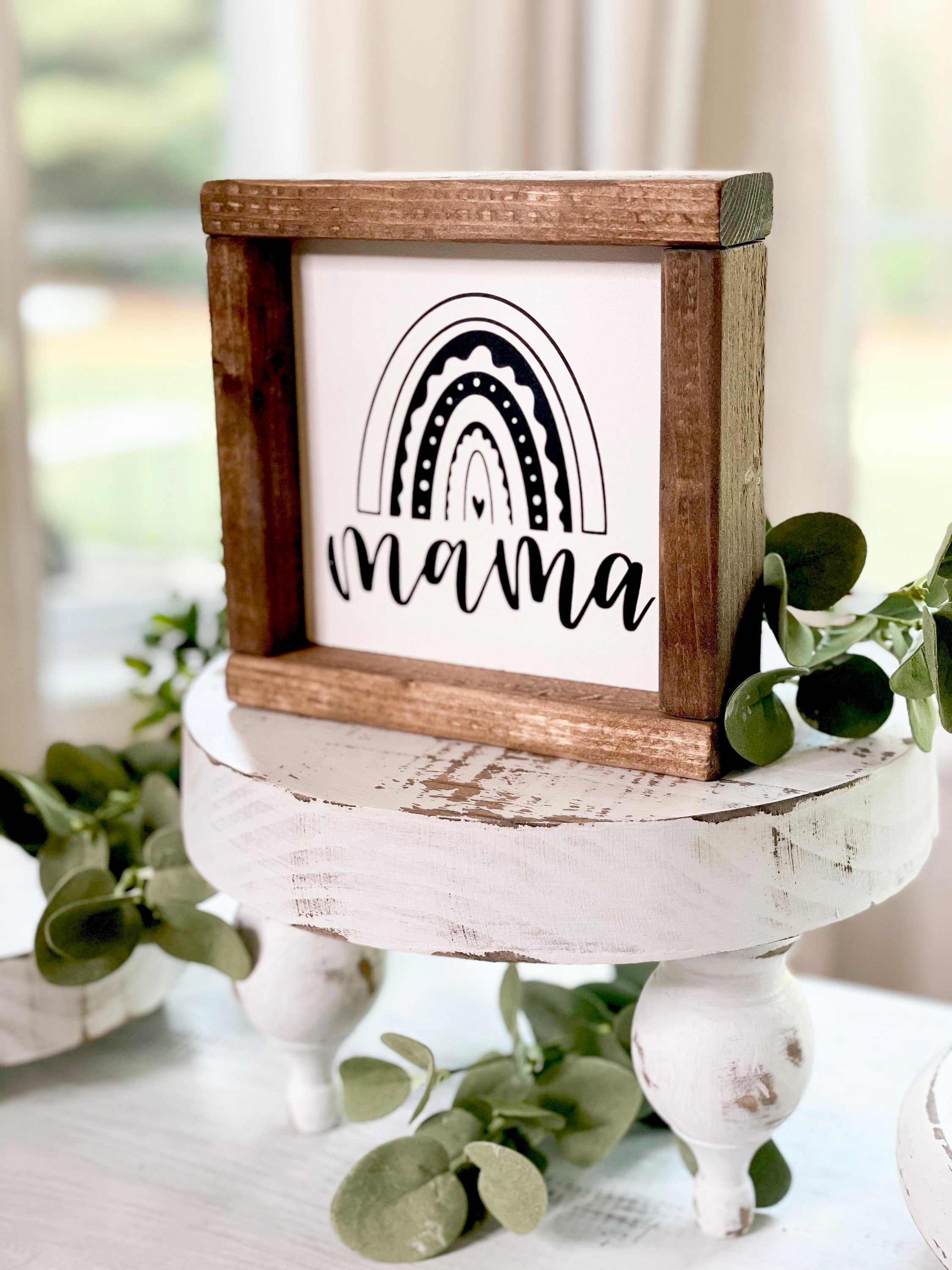 Mama Sign Mothers Day Sign Mom Signs Mothers Day Gift | Etsy