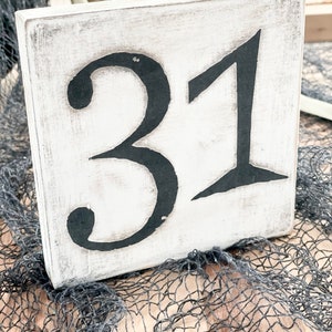 Halloween Decor, Halloween Sign, 31, October 31, Vintage Halloween ...