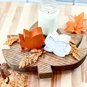 Leaf Shaped Riser, Maple Leaf, Farmhouse Riser, Fall Decor, Wood Leaf, Handmade Leaf, Leaf Riser ...