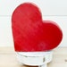 White Distressed Heart, Wooden Heart, Heart Decor, Valentine’s Decor - Etsy