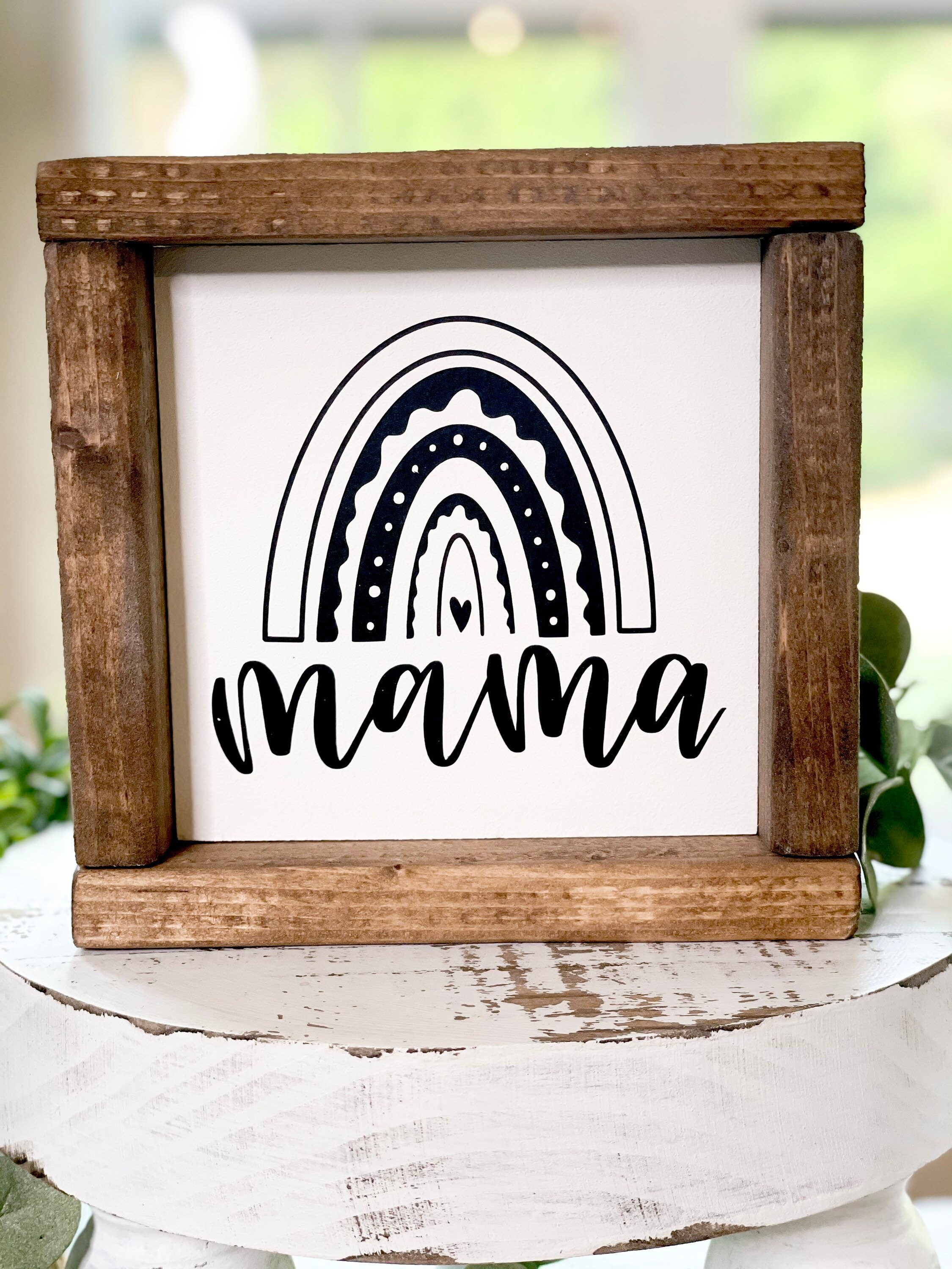 Mama Sign Mothers Day Sign Mom Signs Mothers Day Gift | Etsy