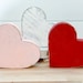 White Distressed Heart, Wooden Heart, Heart Decor, Valentine’s Decor - Etsy