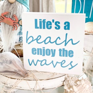 Beach Sign, Beach Decor, Summer Decor, Beach Theme, Farmhouse Signs ...