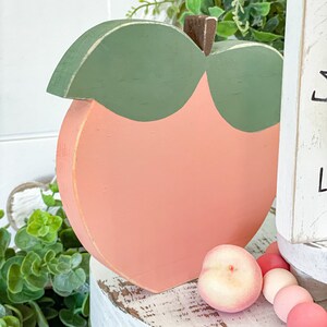 Wood Peach, Rustic Peach, Peach Decor, Peach Theme, Peach Tiered Tray ...