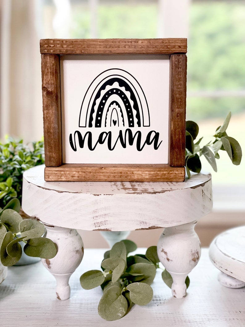 Mama Sign Mothers Day Sign Mom Signs Mothers Day Gift | Etsy