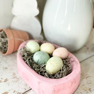 Easter Centerpiece, Handmade Easter, Dough Bowl Decor, Easter Egg ...