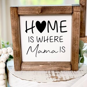 Mama Sign Mothers Day Sign Mom Signs Mothers Day Gift - Etsy