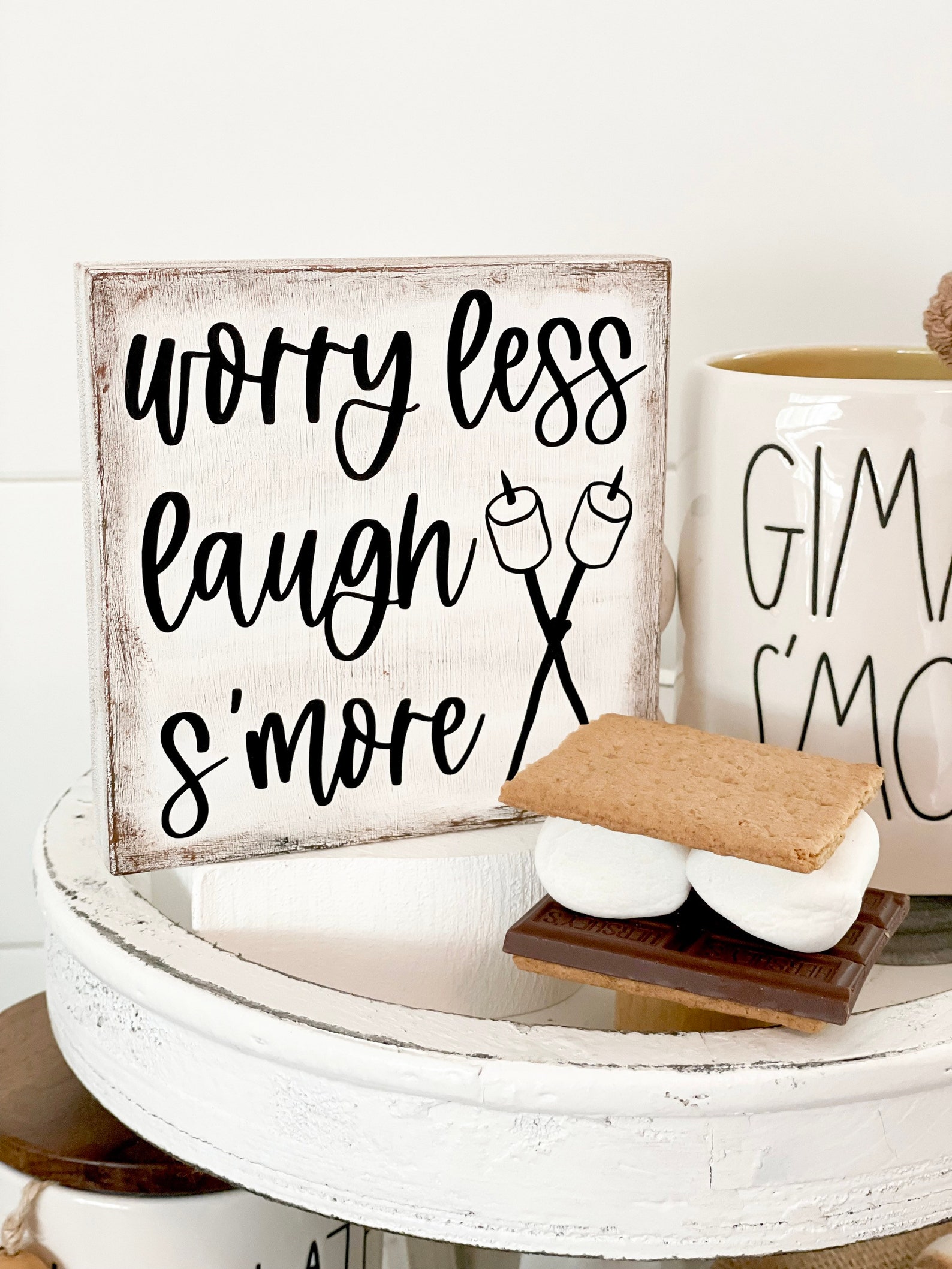 Smores Sign Smores Decor Fall Decor Smores Theme Worry - Etsy