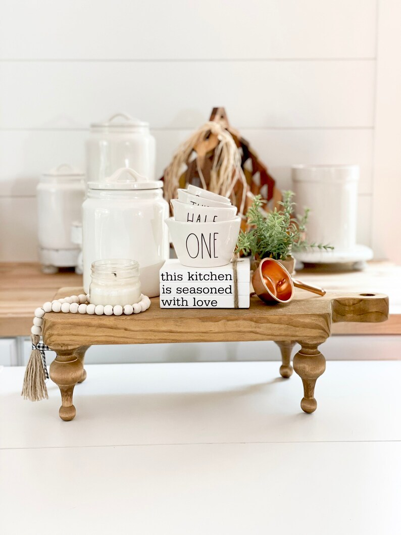 Cutting Board Riser Riser Farmhouse Riser Pedestal Riser | Etsy