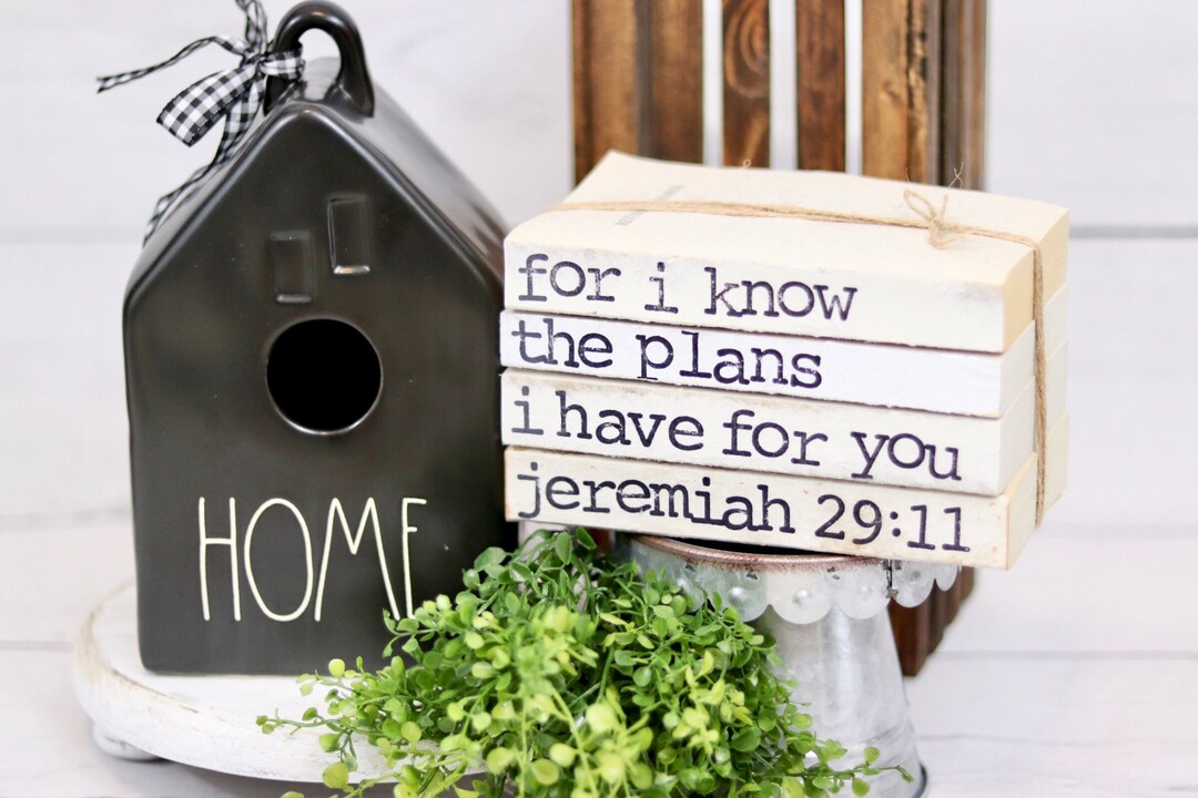 Bookstacks, Kitchen Decor, Christian Decor, Farmhouse Decor, Farmhouse ...