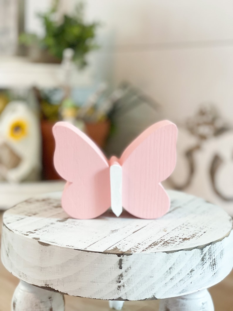 Wooden Butterfly Butterflies Butterfly Decor Spring Decor | Etsy
