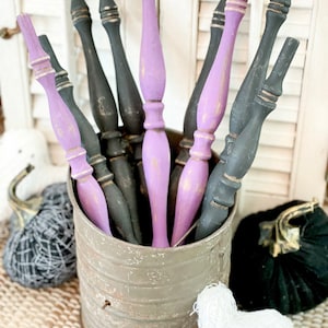 Wood Spindles, Halloween Decor, Vintage Inspired, Fall Vintage, Vintage ...