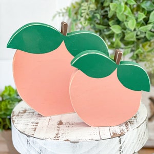 Wood Peach, Rustic Peach, Peach Decor, Peach Theme, Peach Tiered Tray ...