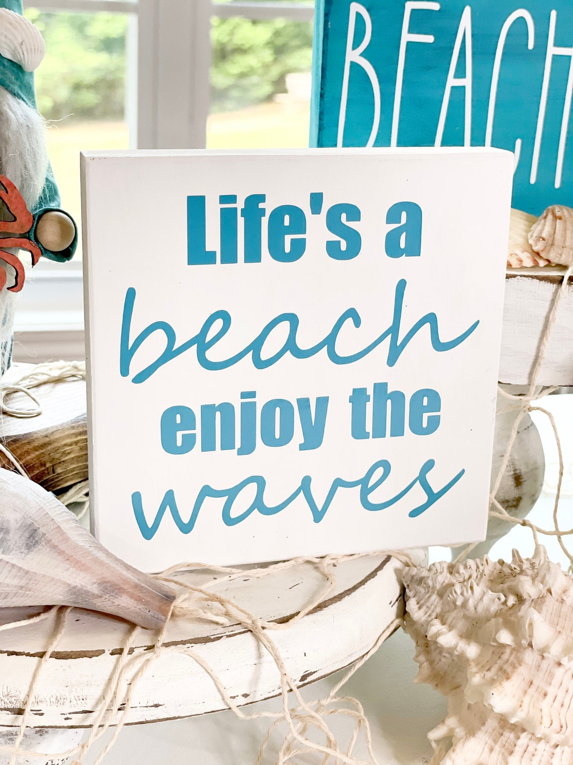 Beach sign beach decor summer decor beach theme Farmhouse | Etsy