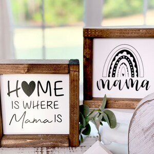 Mama Sign Mothers Day Sign Mom Signs Mothers Day Gift - Etsy