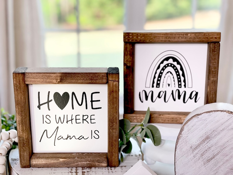 Mama Sign Mothers Day Sign Mom Signs Mothers Day Gift - Etsy