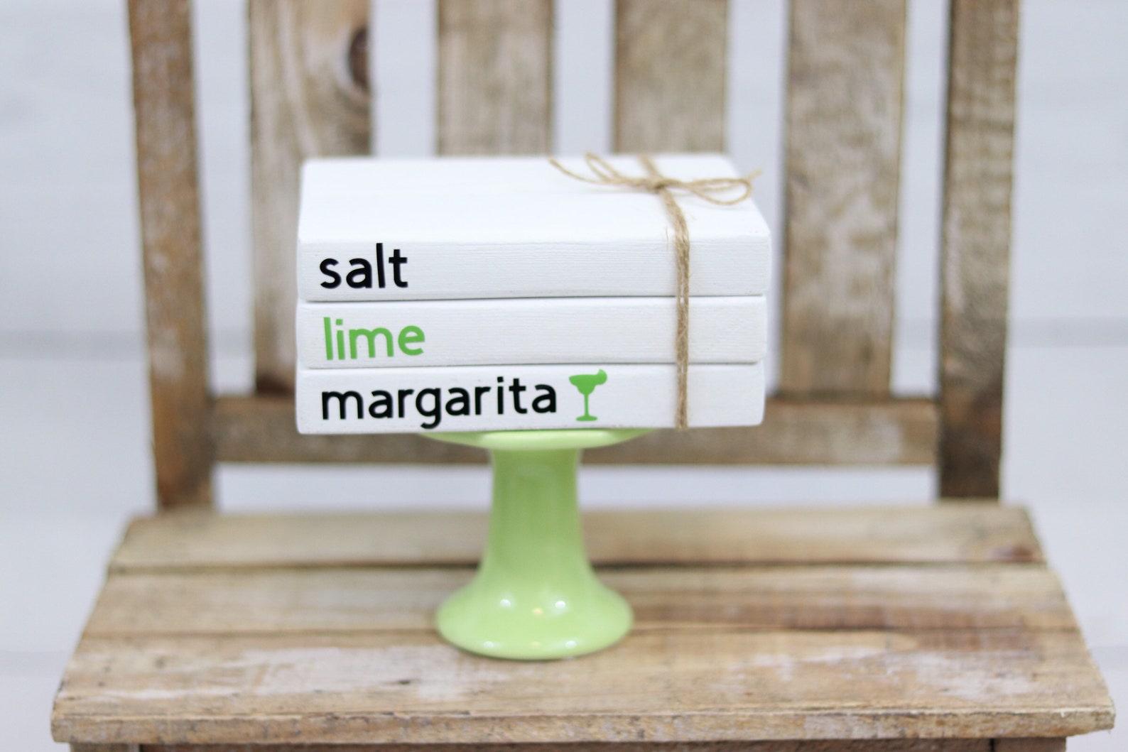 Mini Bookstack, Mini Wood Bookstack, Tiered Tray Decor, Bookstacks - Etsy