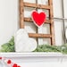 White Distressed Heart, Wooden Heart, Heart Decor, Valentine’s Decor - Etsy