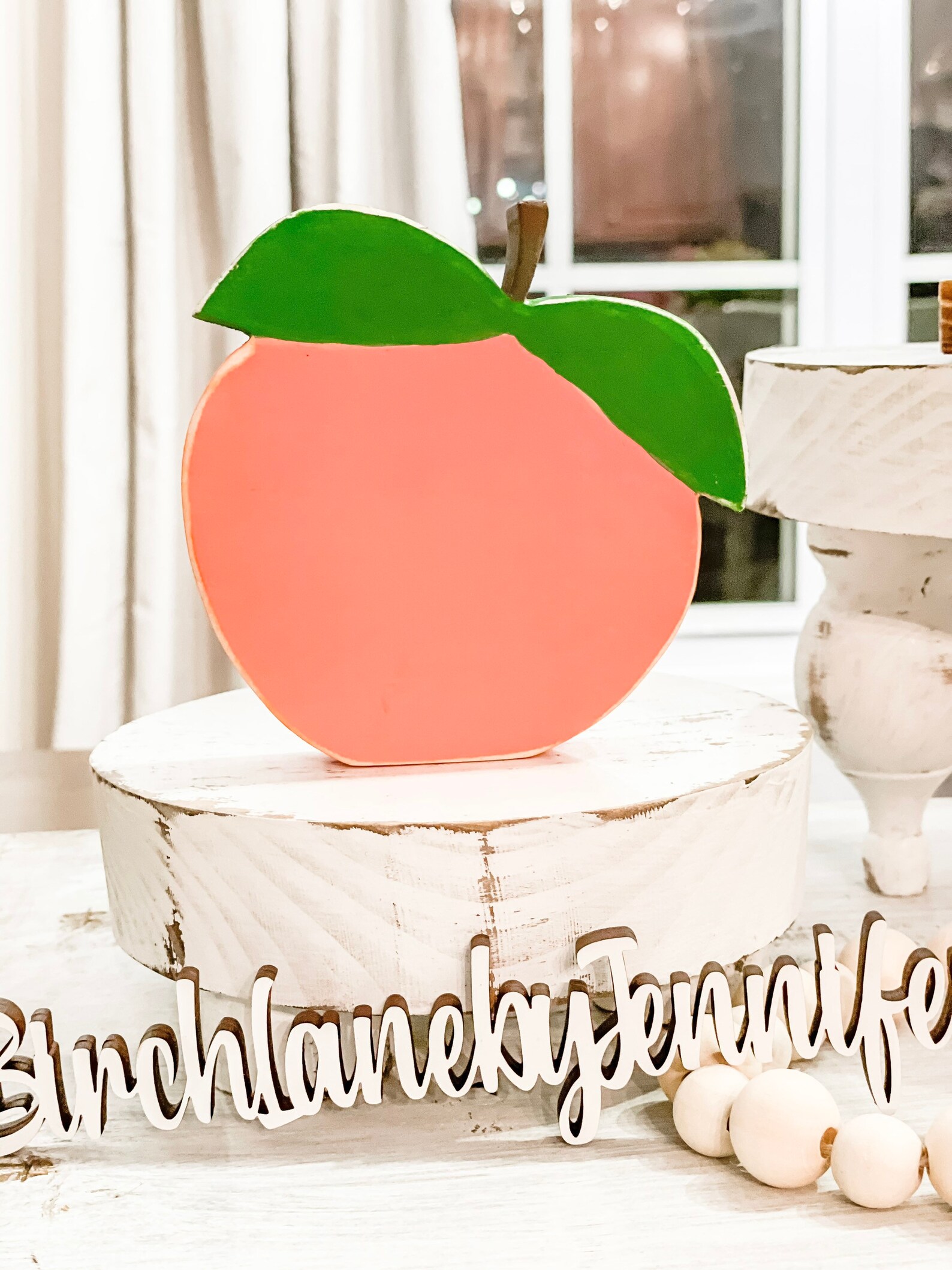 Wood peach rustic peach peach decor peach theme peach | Etsy