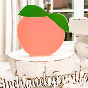 Wood peach rustic peach peach decor peach theme peach | Etsy