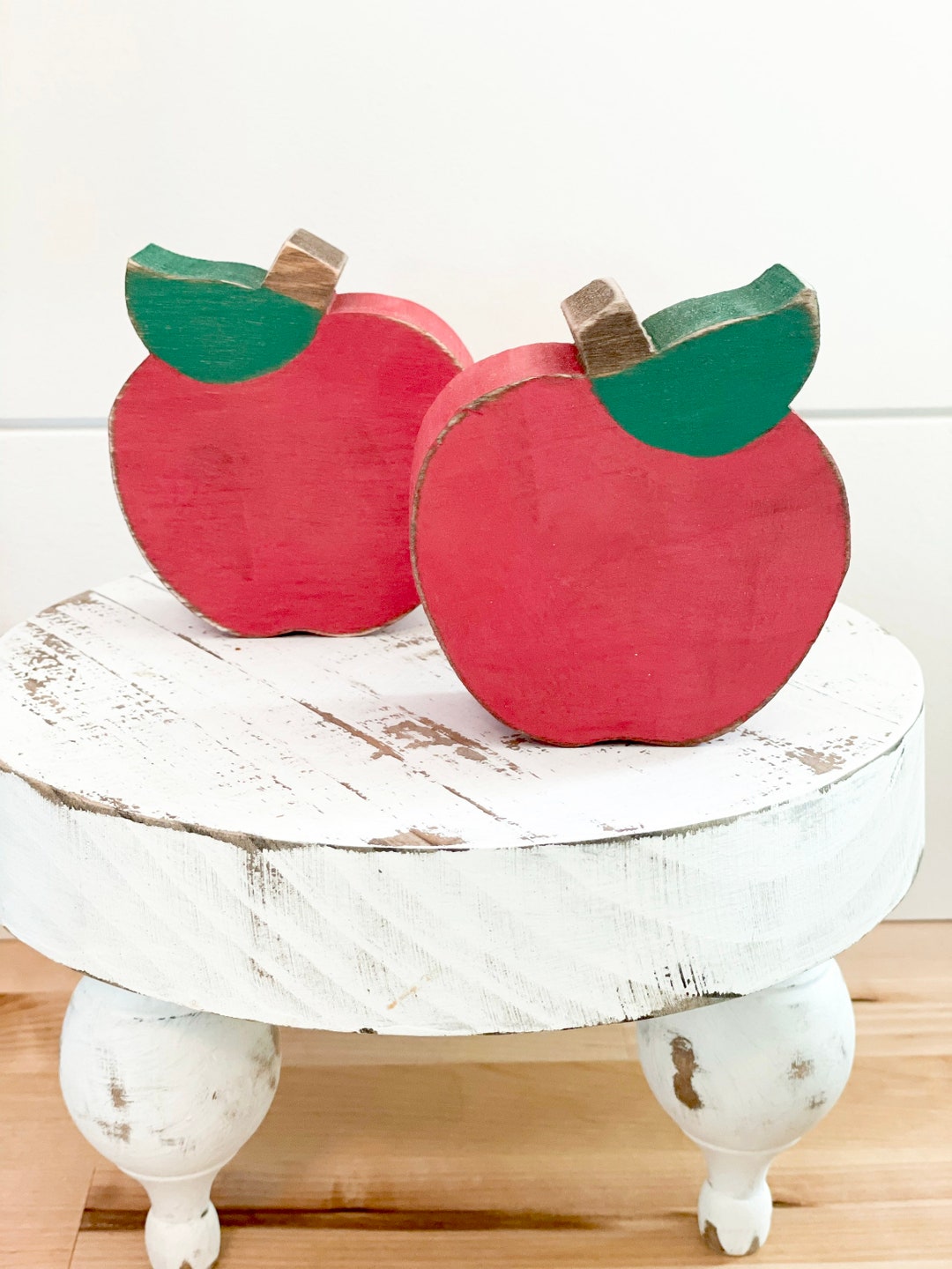 Apples, Wooden Apples, Fall Tiered Tray Decor, Fall Decor, Apple Decor ...