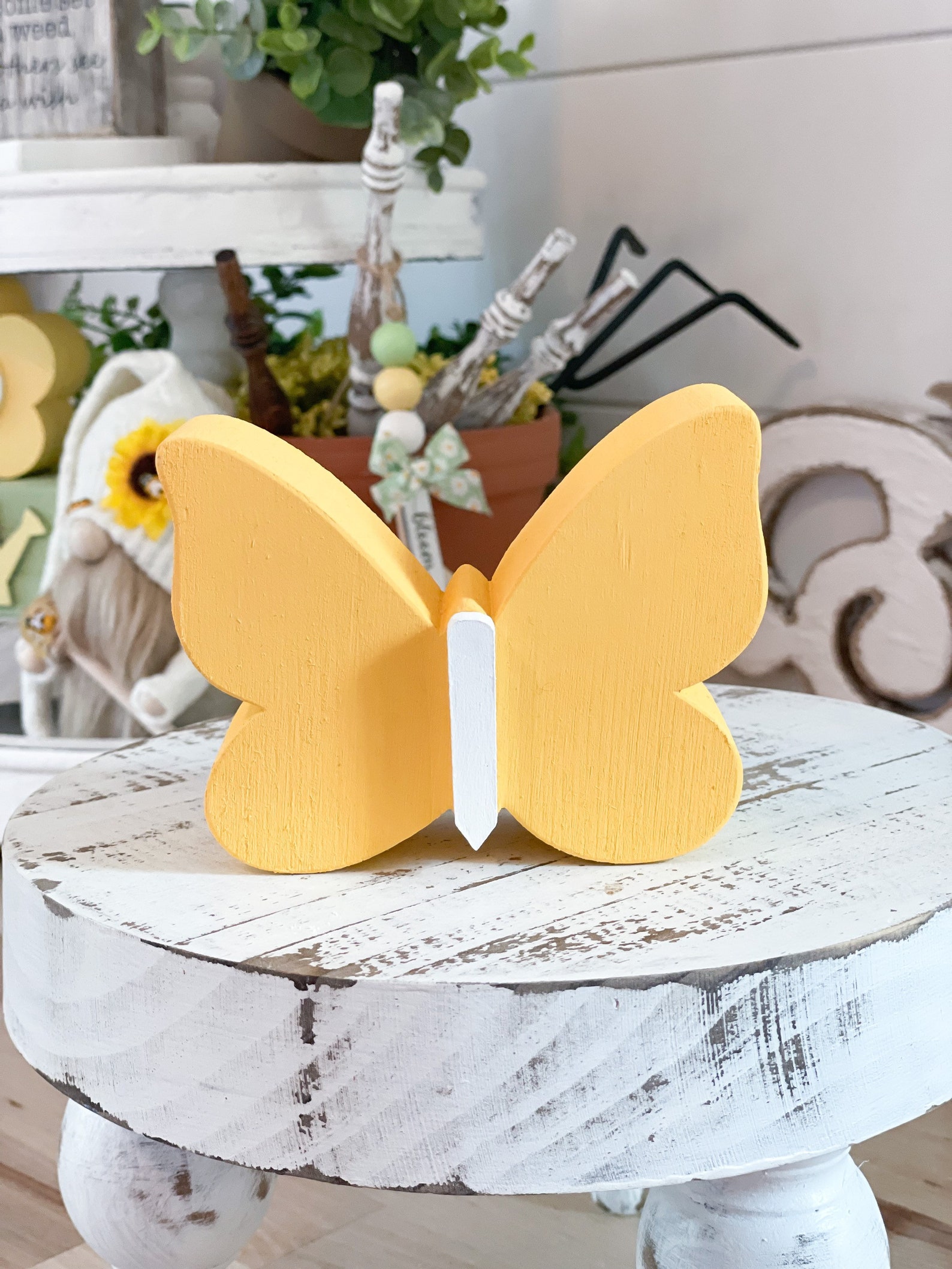 Wooden Butterfly Butterflies Butterfly Decor Spring Decor - Etsy