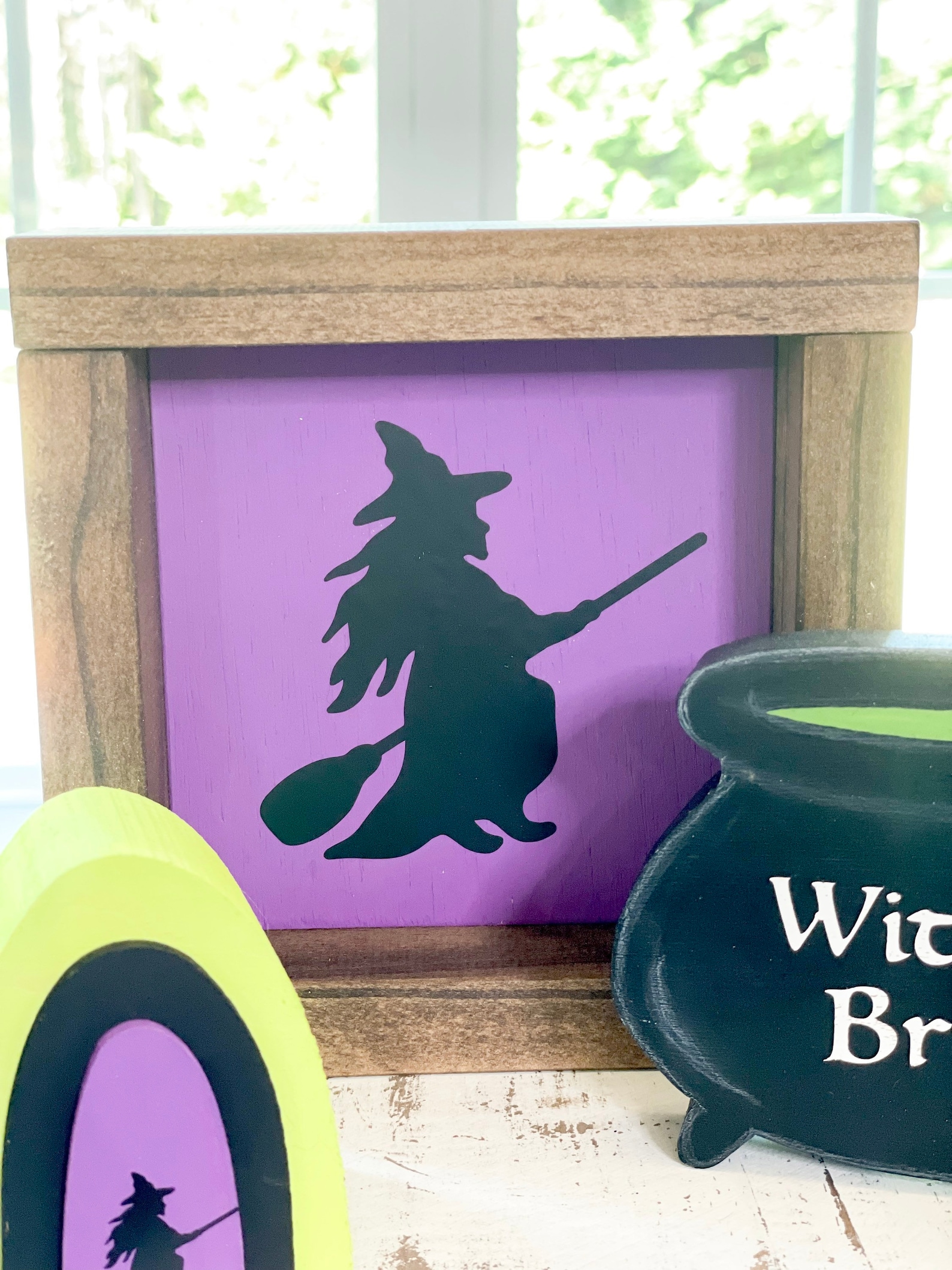 Halloween Decor, Halloween Sign, Witch Sign, Witch Theme, Farmhouse ...