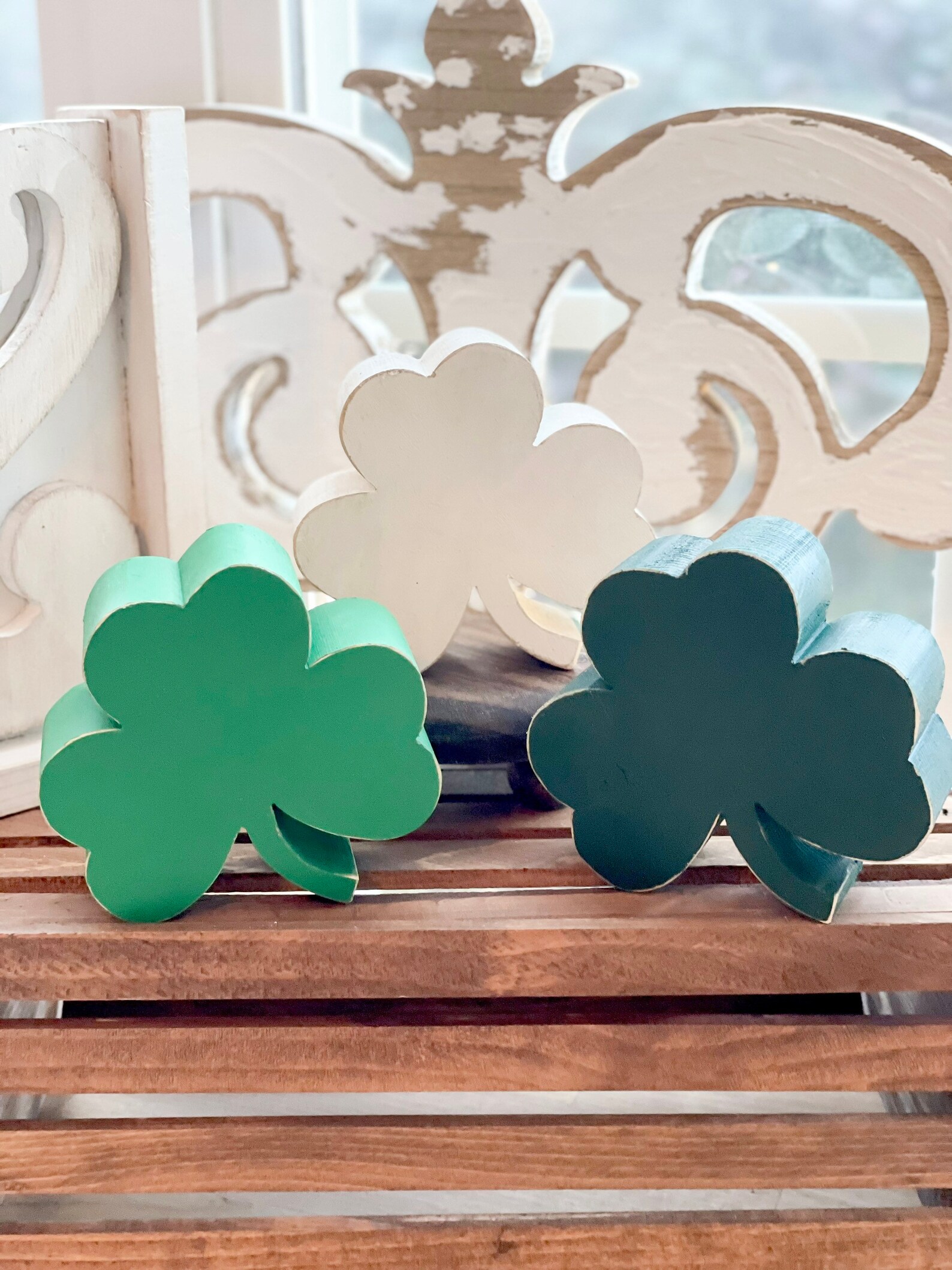 Wood Shamrock, Shamrock Decor, St. Patrick’s Decor, St. Patrick’s ...