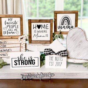 Mama Sign, Mother’s Day Sign, Mom Signs, Mother’s Day Gift, Farmhouse ...