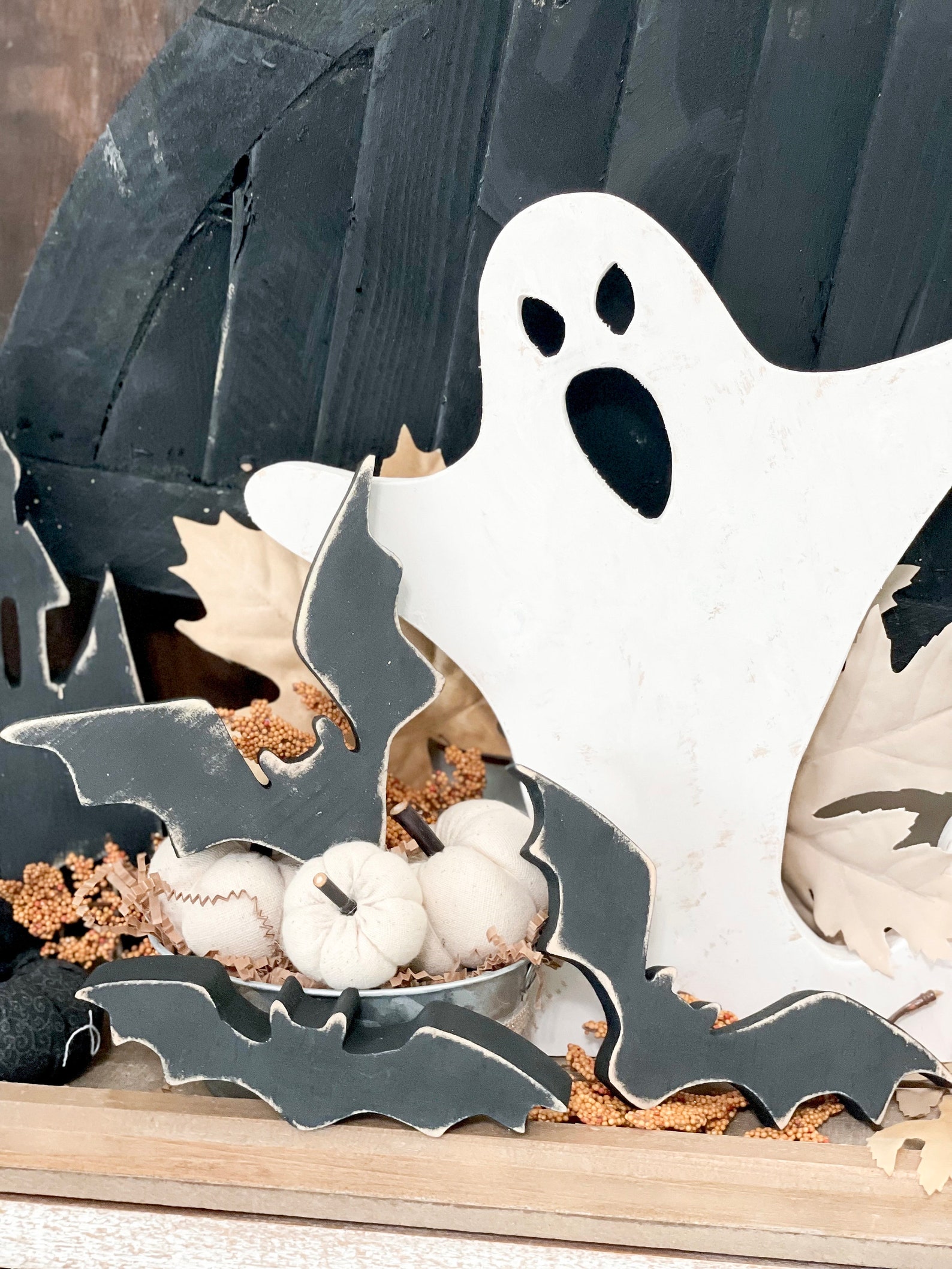 Wood Ghost, Ghost Decor, Halloween Decor, Spooky Decor, Halloween ...