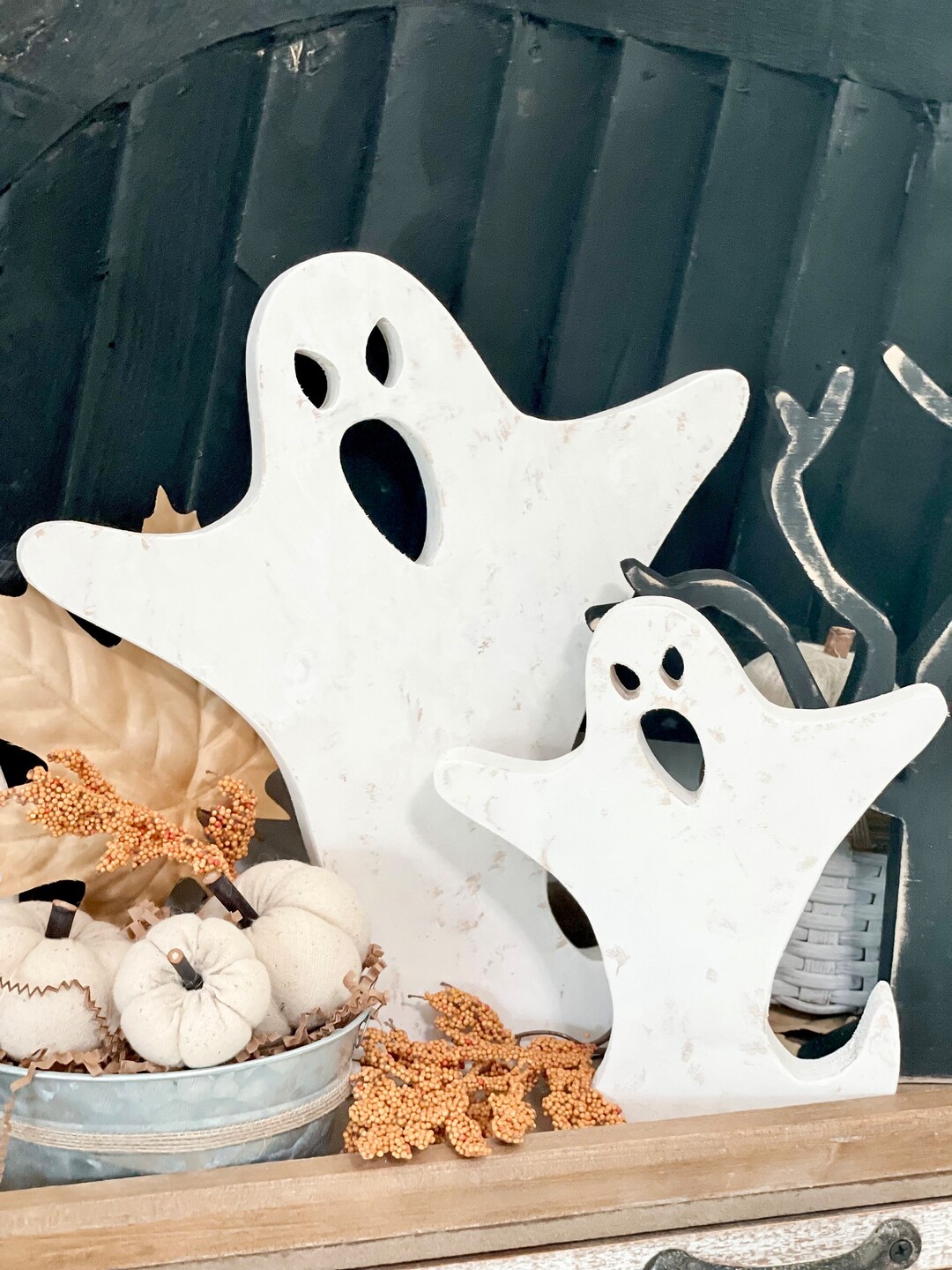Wood Ghost, Ghost Decor, Halloween Decor, Spooky Decor, Halloween ...