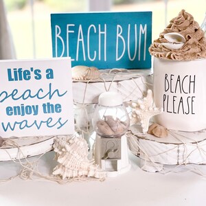 Beach Sign, Beach Decor, Summer Decor, Beach Theme, Farmhouse Signs ...