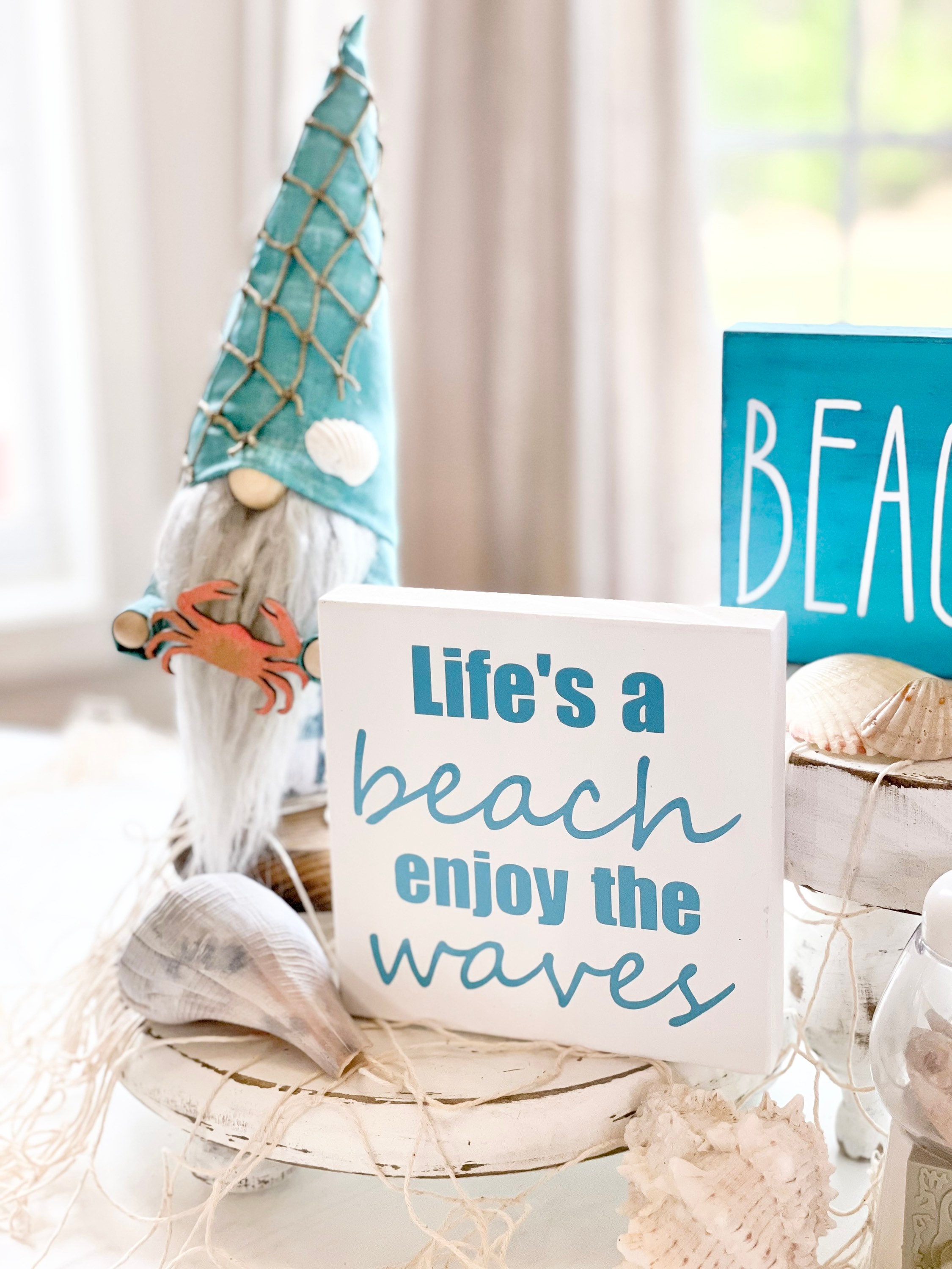 Beach sign beach decor summer decor beach theme Farmhouse | Etsy
