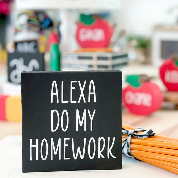 Homework Signs - Etsy