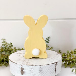 Wooden Bunny, Bunny, Easter Decor, Spring Decor, Easter Tiered Tray ...